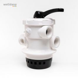 Multiportventil 1 1/2" Top Klemring Welldana®Sandfilter
